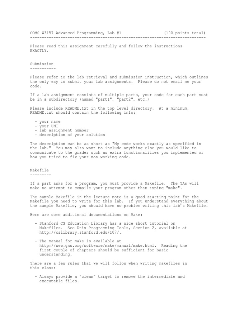 Advanced Programming Lab 1 | PDF | Computer Engineering | Software Engineering