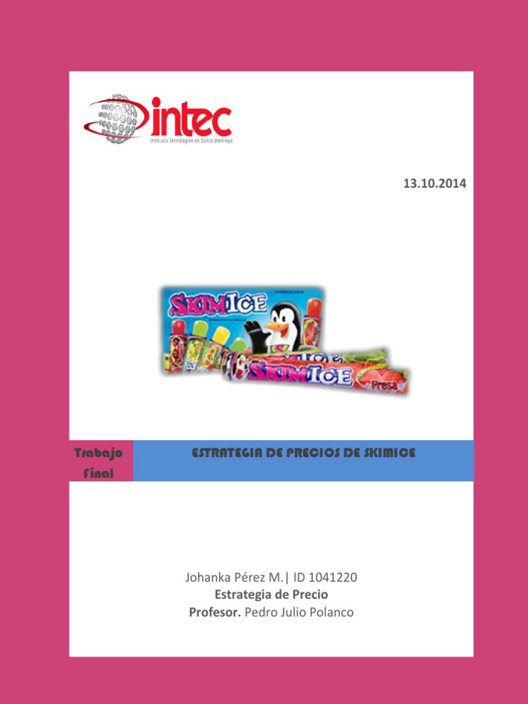 Estrategia de Precio Skimice | PDF | Producto (Negocio) | Marca