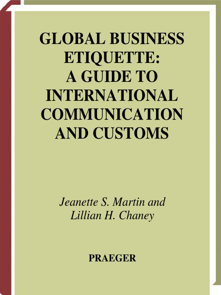 Lillian H Chaney - Global Business Etiquette | PDF | Bribery | Holidays