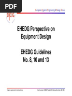 Overview EHEDG Guidelines by Topics 2018 04 | PDF | Machines | Hygiene
