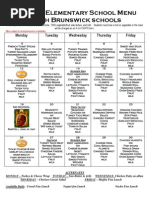 Chartwells New Menu 2526 | PDF | Salad | Gravy