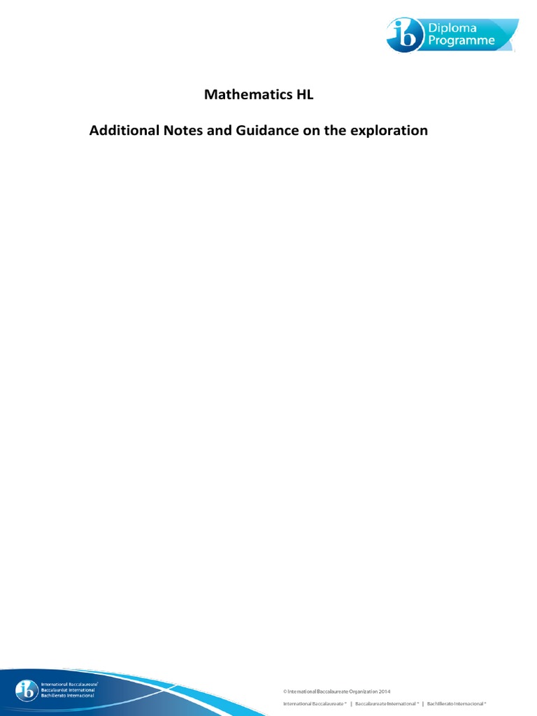 Additional Notes and Guidance On The Exploration | PDF | Understanding ...