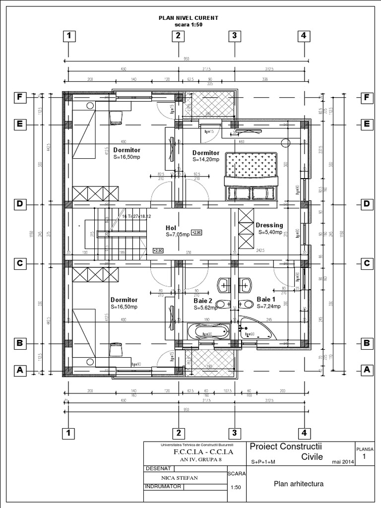 Plan Arhitectura | PDF