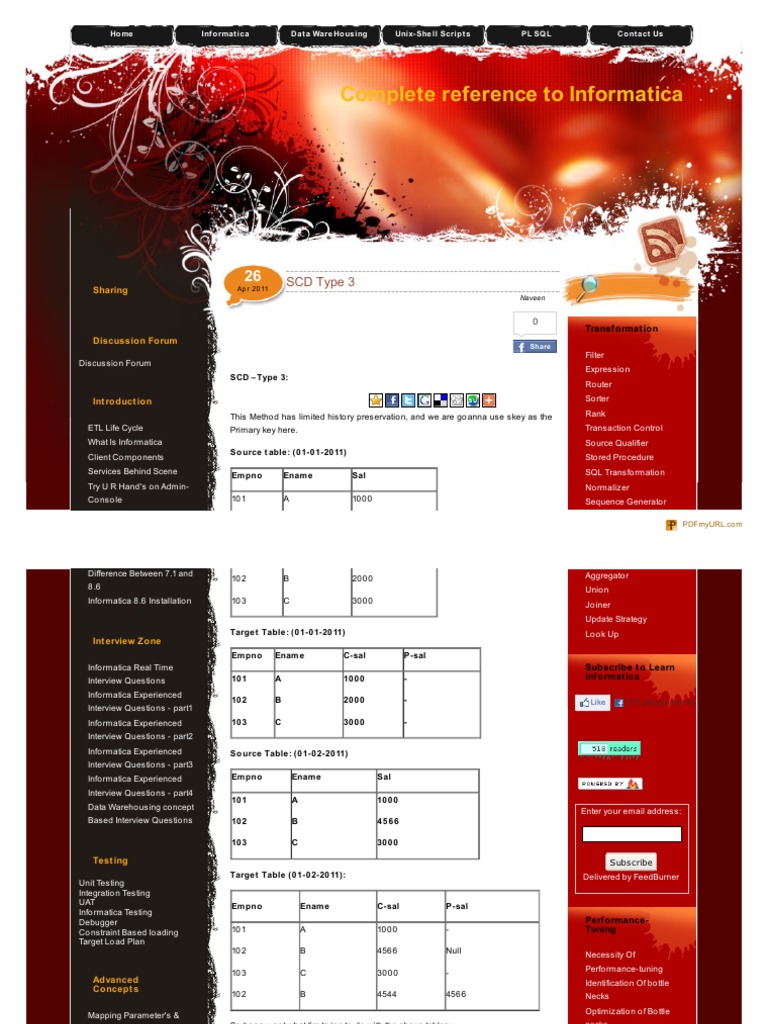 SCD Type 3 | PDF | Information Technology | Information Retrieval