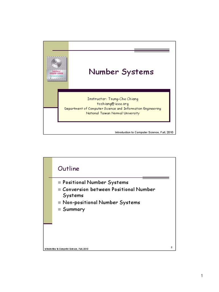1 Number Systems | PDF | Numbers | Arithmetic