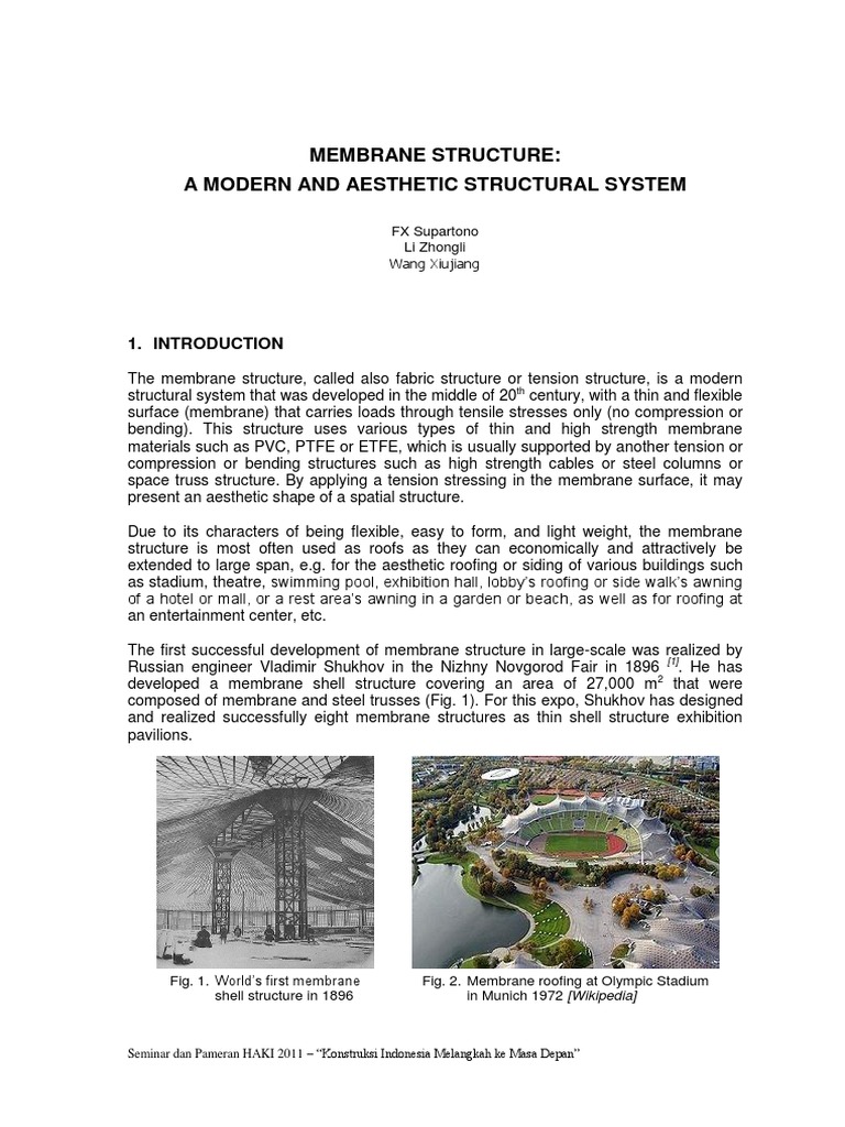 Membrane | PDF | Structural Load | Civil Engineering