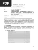 Informe de Revision de Expediente Tecnico | PDF