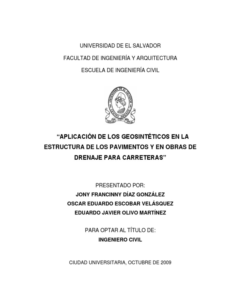 Aplicacion de Los Geosintéticos en La Estructura de Los Pavimentos y en ...