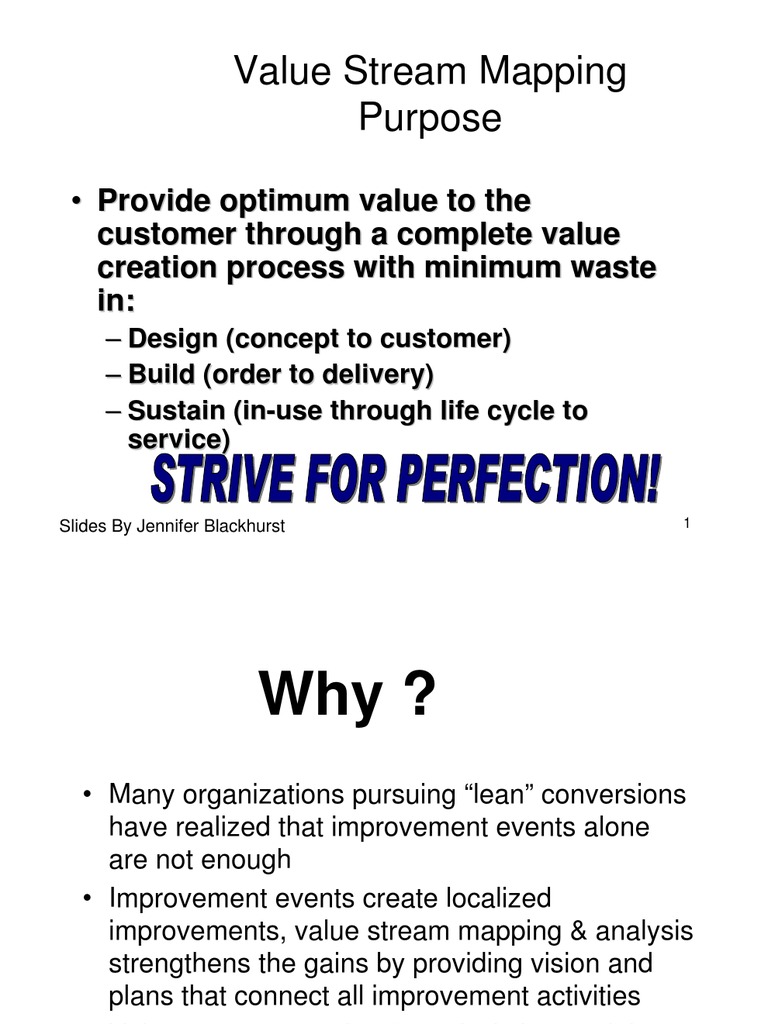 Value Stream Mapping Process | PDF | Lean Manufacturing | Inventory