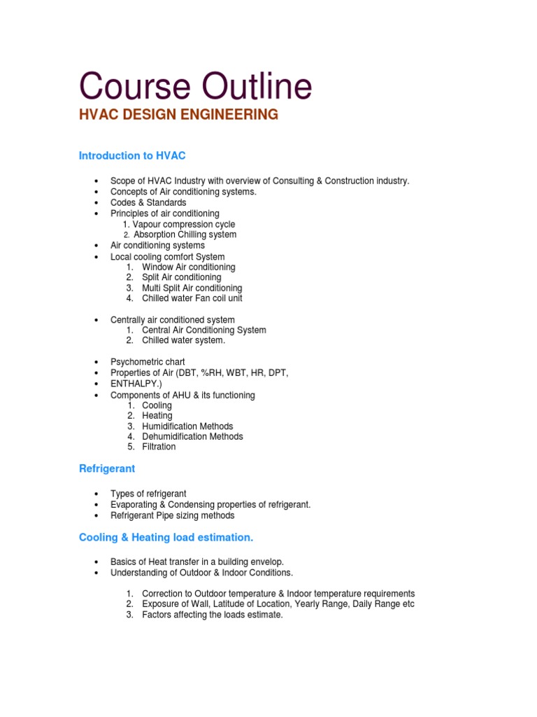 Hvac | PDF | Air Conditioning | Hvac