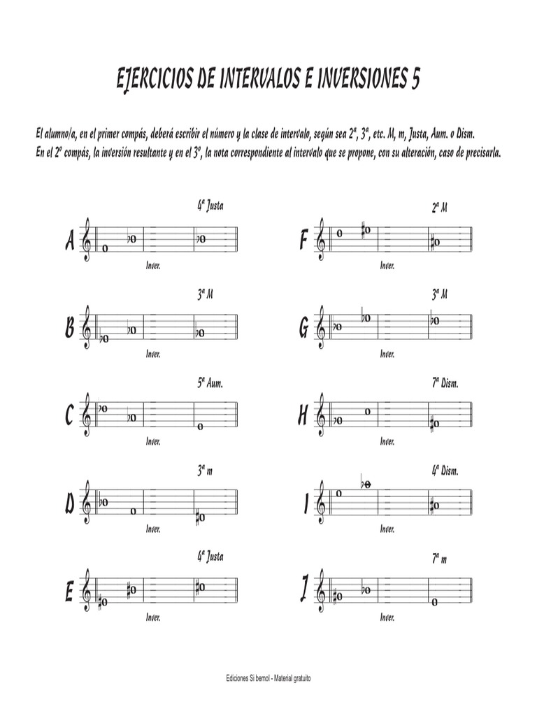 Intervalos 05 | PDF