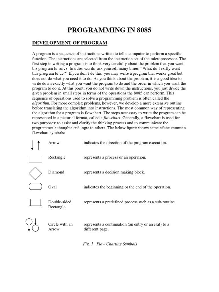 06 Programming in 8085 | PDF | Central Processing Unit | Assembly Language