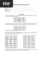 Test de Percepción con Caritas | PDF | Deportes y actividades al aire ...
