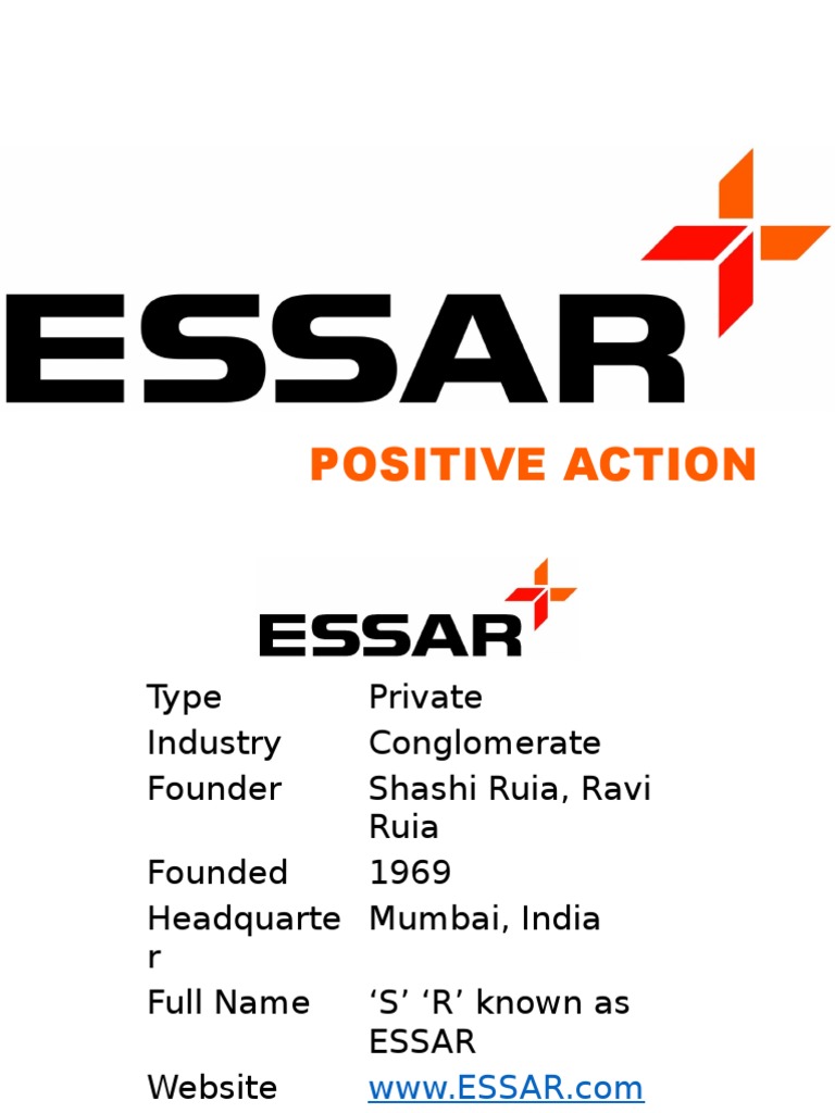 Essar Group | PDF | Companies | Petroleum