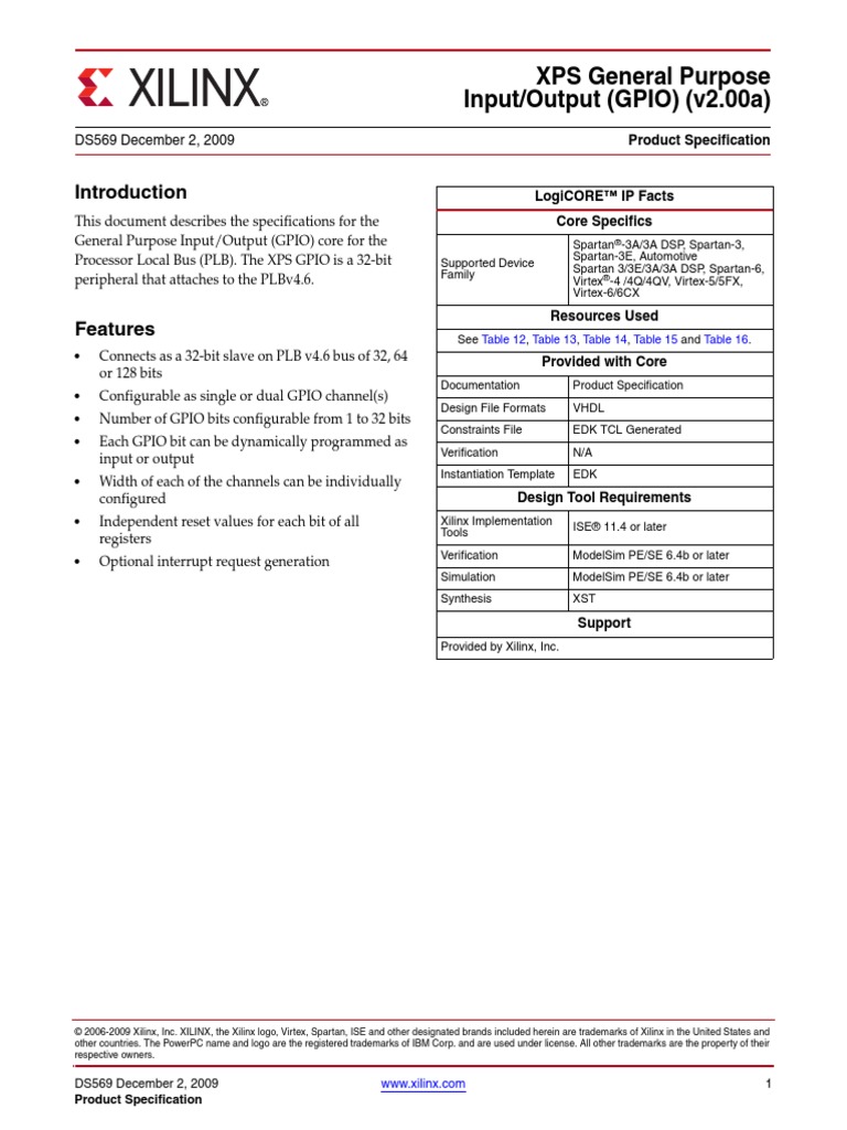 Xps Gpio 121 | PDF | Input/Output | Parameter (Computer Programming) Xps Gpio 121 | PDF | Input/Output | Parameter (Computer Programming)