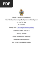 Experiment 3 Spinach Extraction TLC | PDF | Thin Layer Chromatography ...