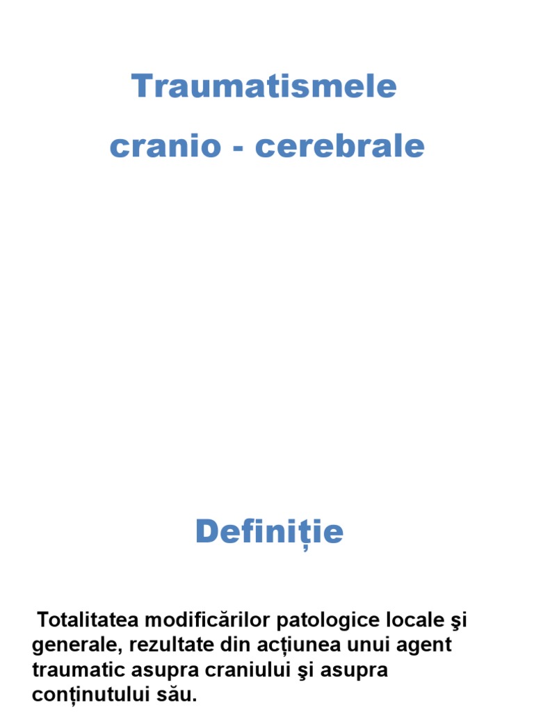 8 Traumatisme Cranio-Cerebrale | PDF
