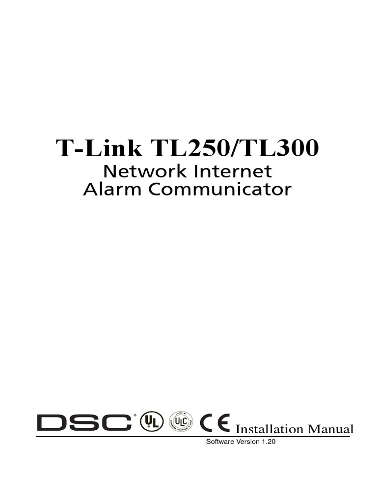 tl250 300 inst-EN | PDF | Computer Network | Security Alarm