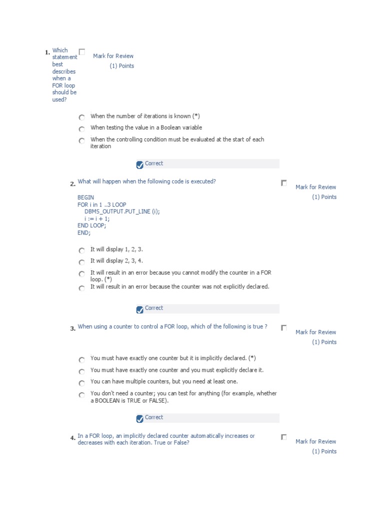 Sem 1 Mid Term 2 | PDF | Control Flow | Pl/Sql