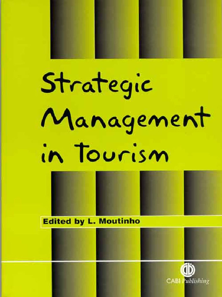 Strategic Management in Tourism | PDF | Tourism | Economic Growth