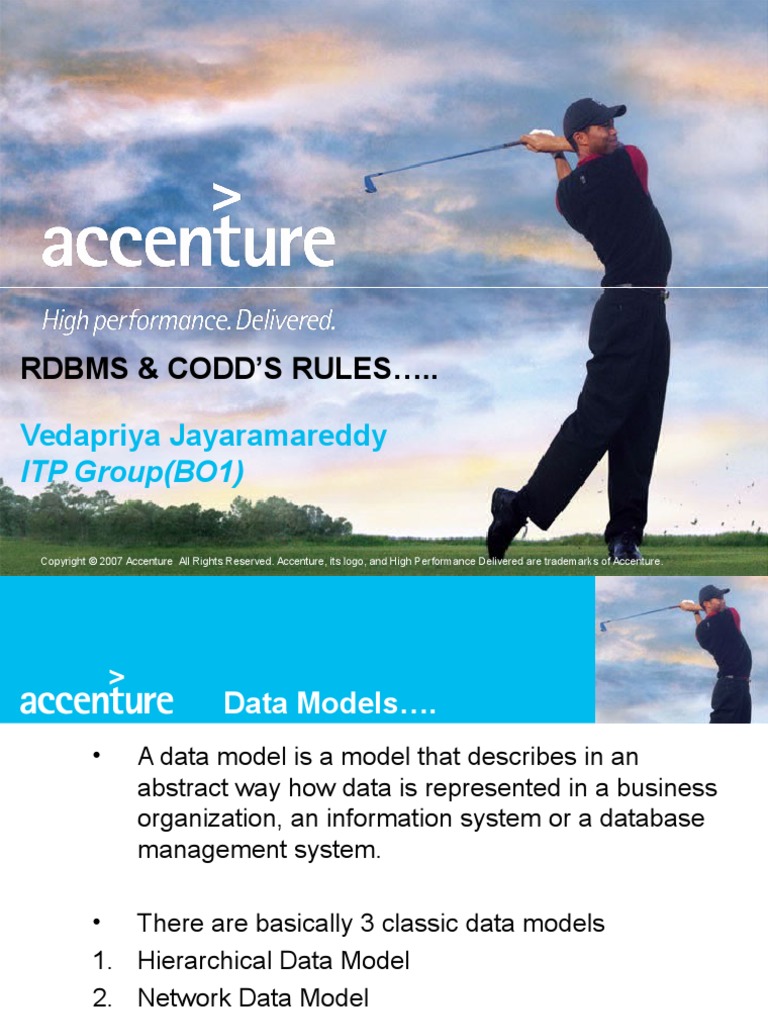 Ef Codds Rules Relational Model Databases
