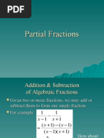 Partial Fractions Summary | PDF | Abstract Algebra | Mathematical Analysis