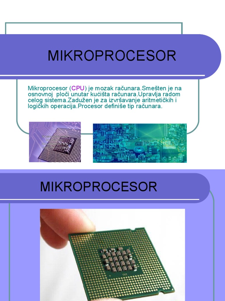 Mikroprocesor | PDF