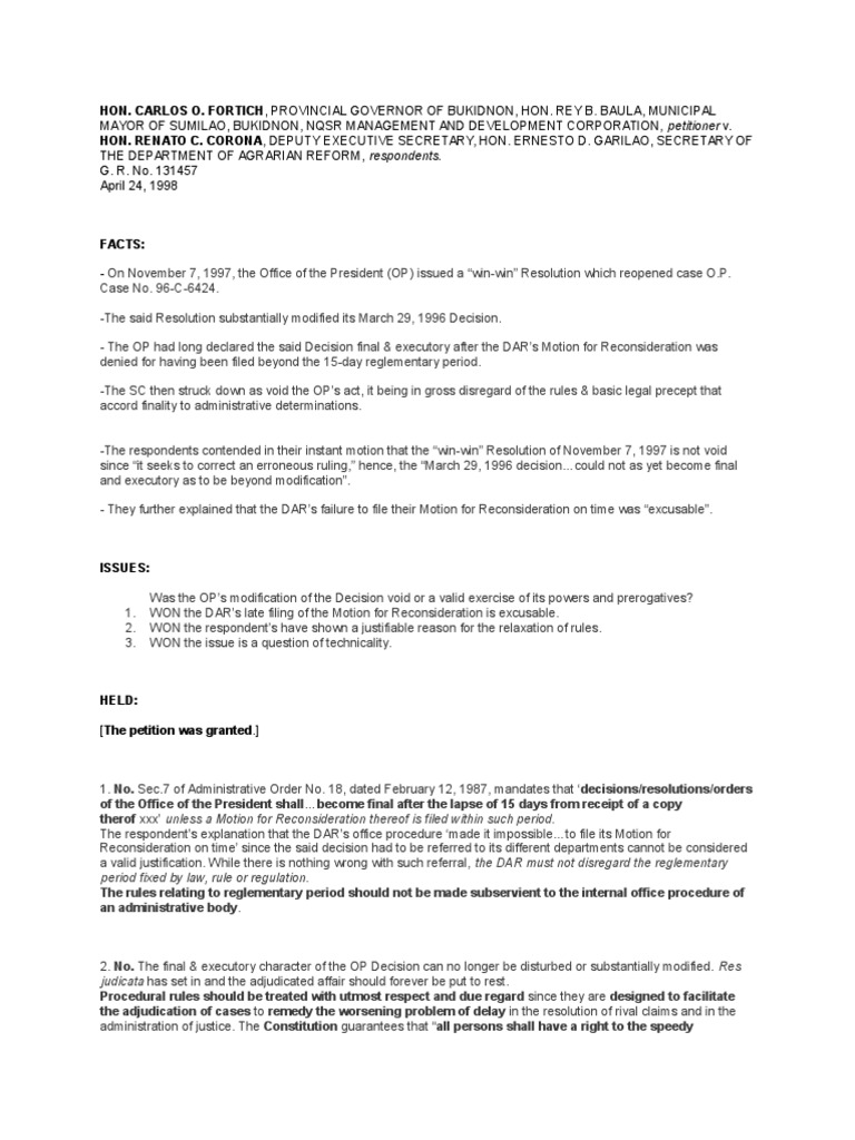 Finality of Administrative Decisions | PDF | Jurisprudence | Lawsuit