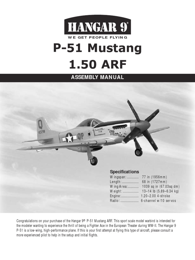 P51 Manual | PDF | Landing Gear | Flap (Aeronautics)