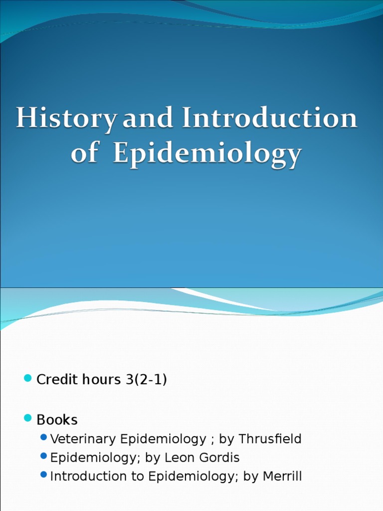 History of Epidemiology | Infection | Public Health