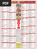 Hindu Calendar-2025 | PDF