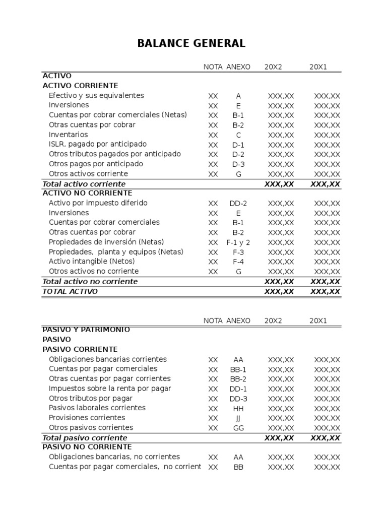 Balance General y Estado de Resultados | PDF | Amortización (Negocio ...