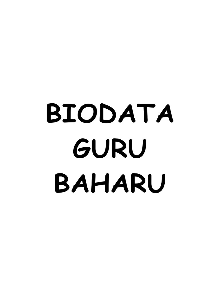 Laporan PPGB Guru Baharu | PDF