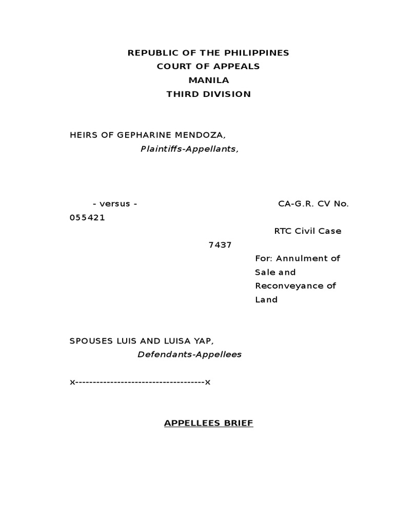 Appellees Brief | PDF | Evidence | Evidence (Law)