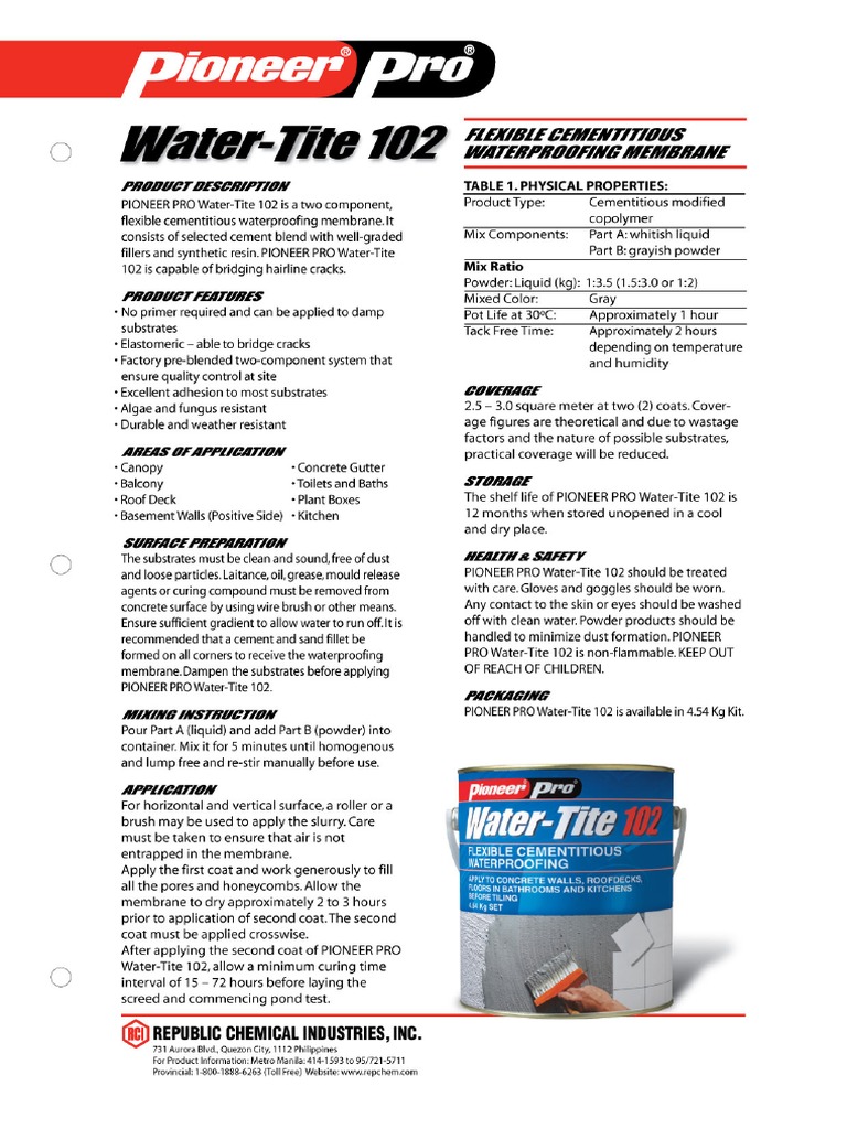 Water Tite 102 | Manmade Materials | Materials