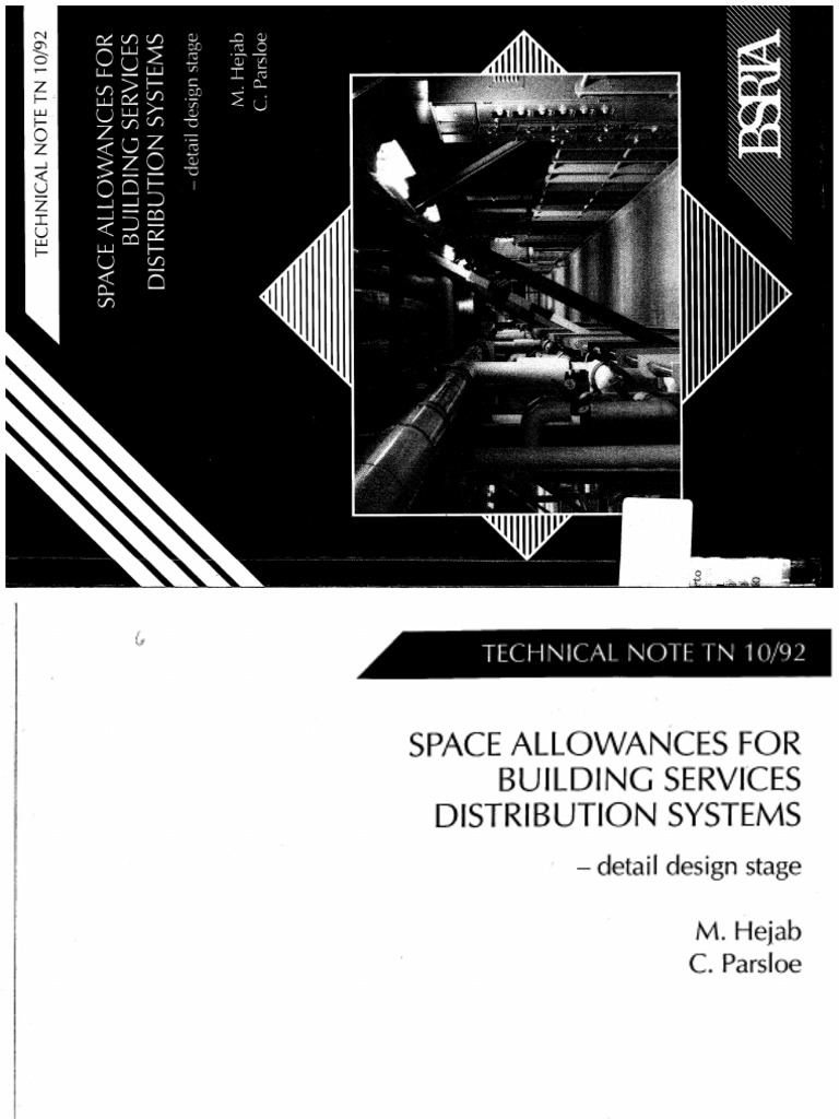 Space Allowances For Building Services Distribution Systems | PDF