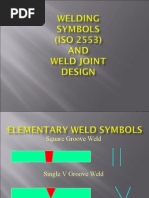 Overview of ISO 2553 Welding Symbols | PDF