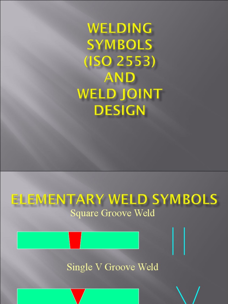 ISO 2553 Weld Symbols | Welding | Electric Heating