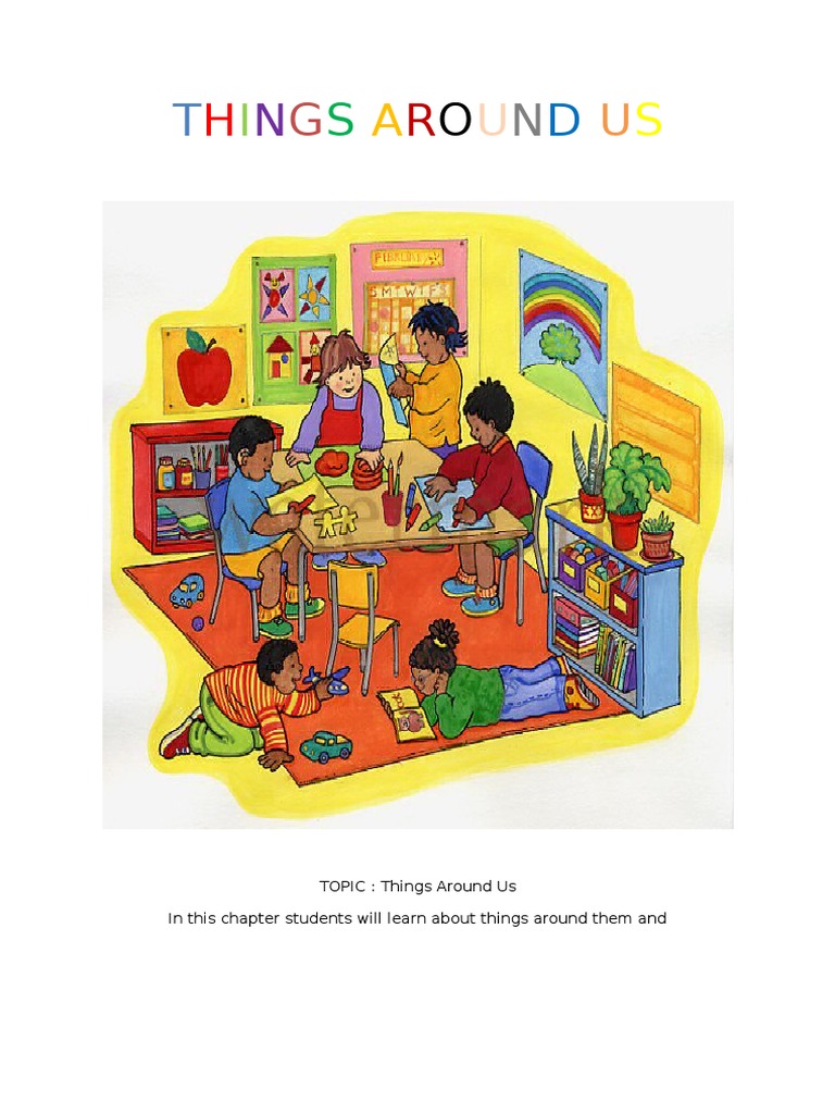 Exploring Things Around Us: A Document Outlining Classroom Activities ...