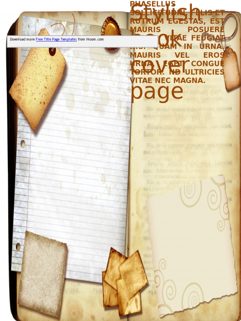 Free Title Page Templates: Download More | PDF