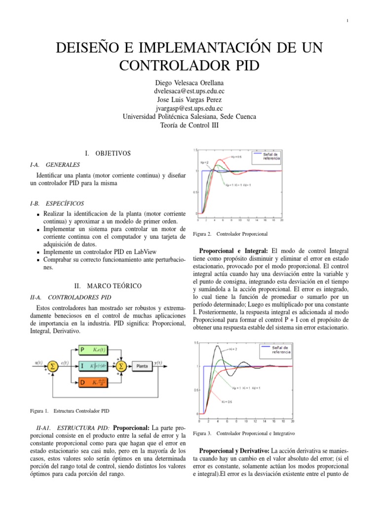 Controlador PID | Adquisición de datos | Ingeniería de Sistemas ...
