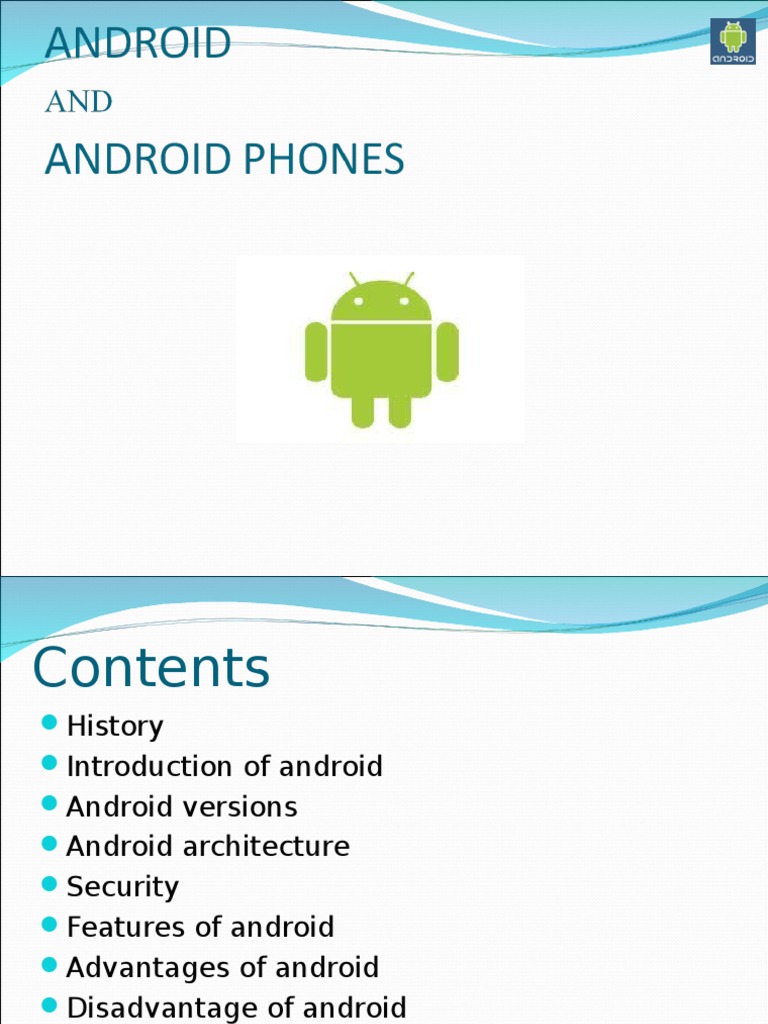 Assignment On Android OS | PDF | Android (Operating System ...