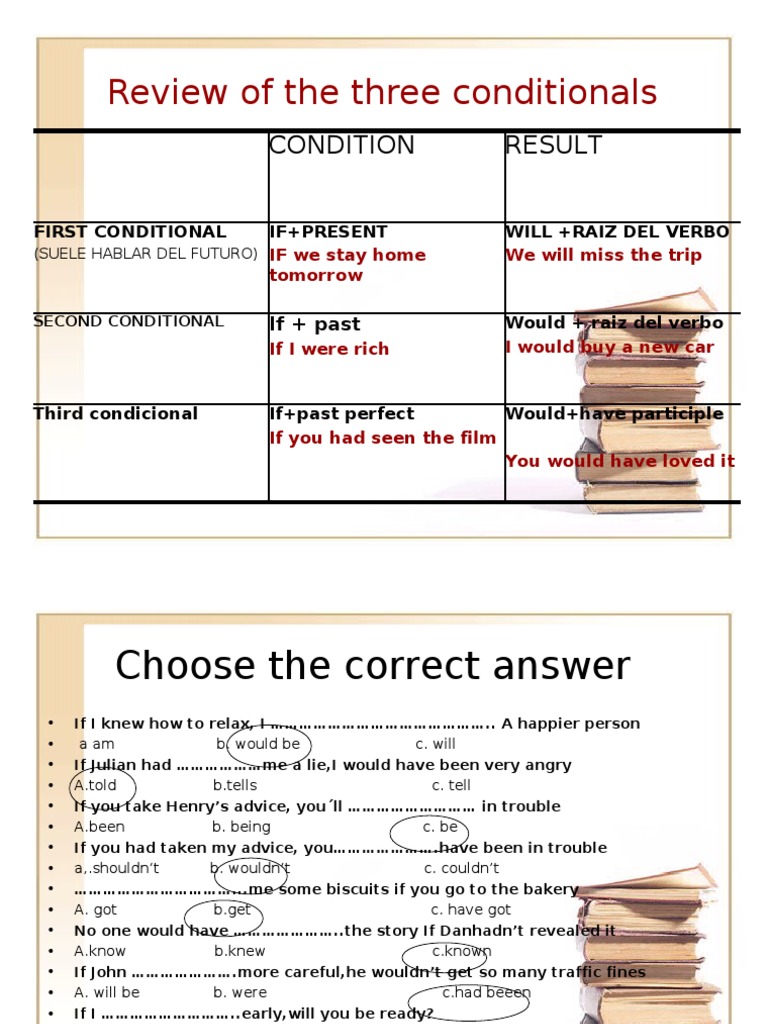 B2Review of The Three Conditionals | PDF