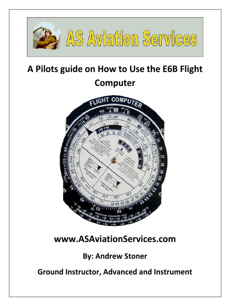 E6B Flight Computer Manual | PDF | Airspeed | Aviation
