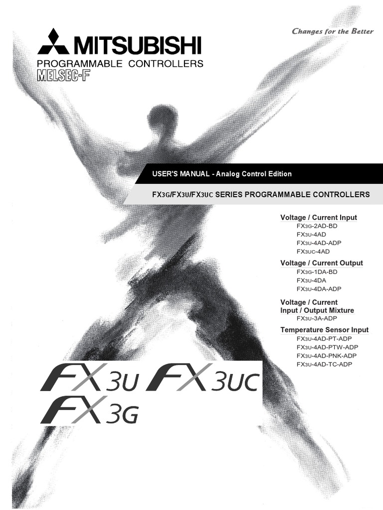 FX /FX /FX Series Programmable Controllers: USER'S MANUAL - Analog ...