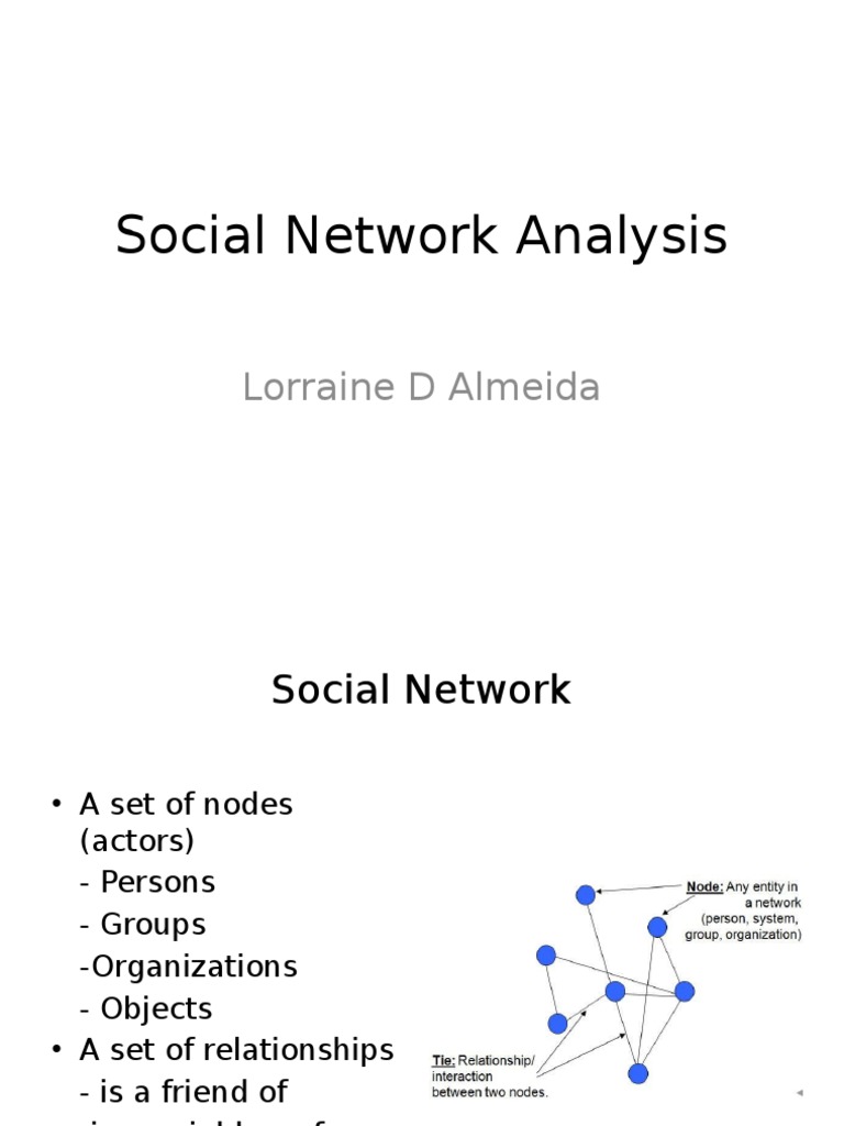 Social Network Analysis | PDF | Vertex (Graph Theory) | Graph Theory