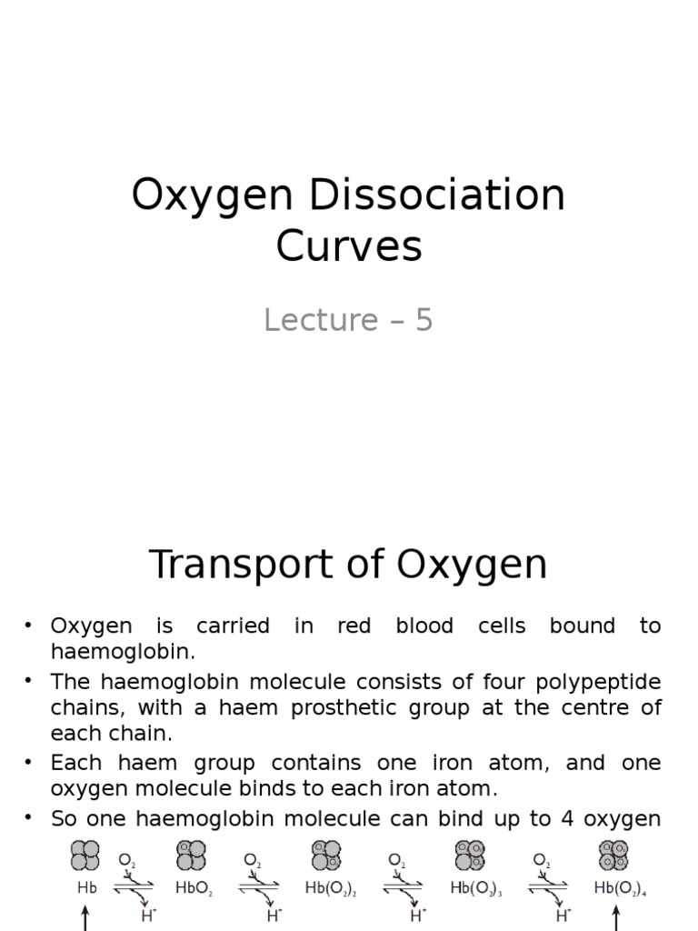Understanding the Oxygen Dissociation Curve | PDF | Hemoglobin | Carbon ...