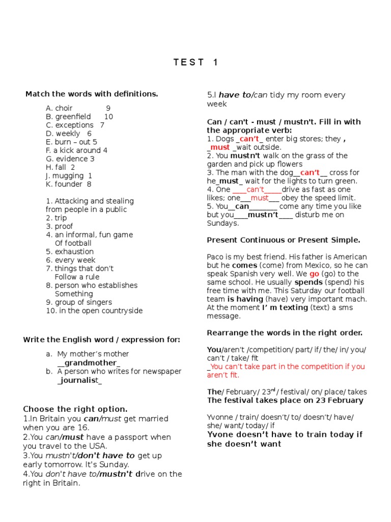 PRV Test Za 9 Odd | PDF | Foreign Language Studies