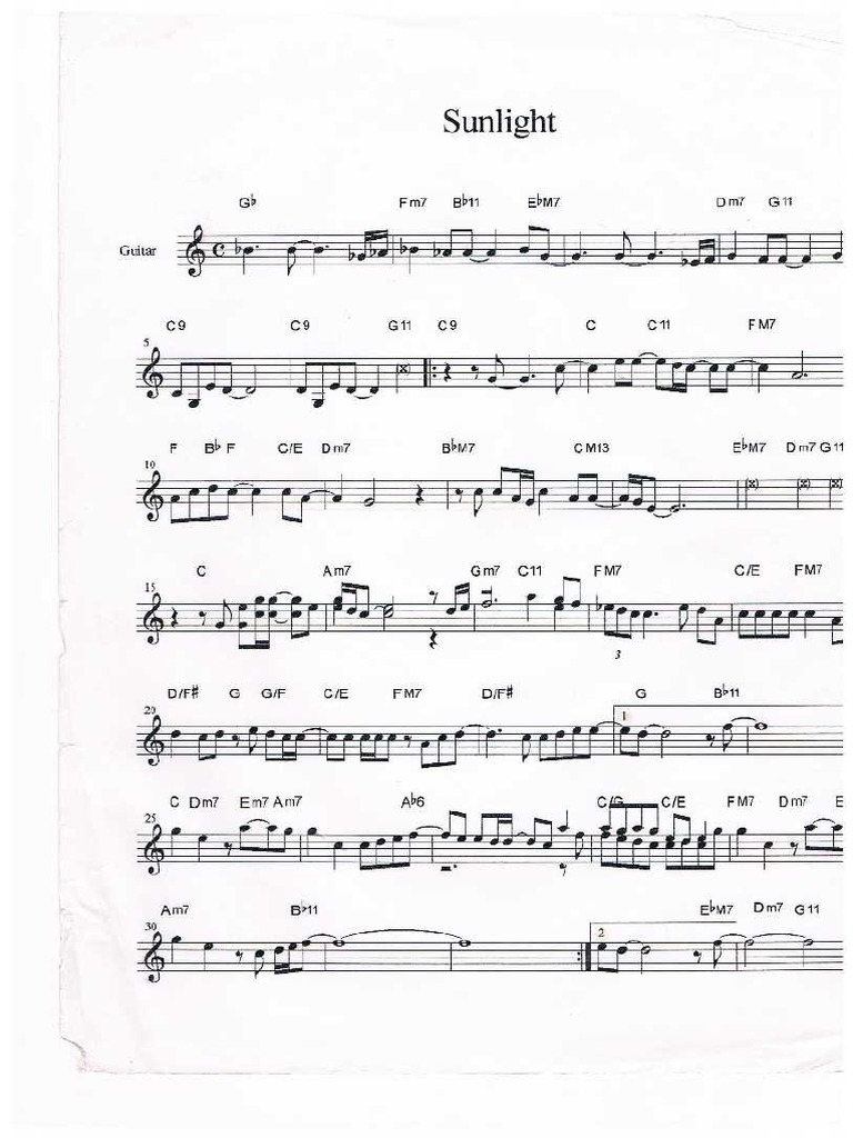 Sunlight | PDF