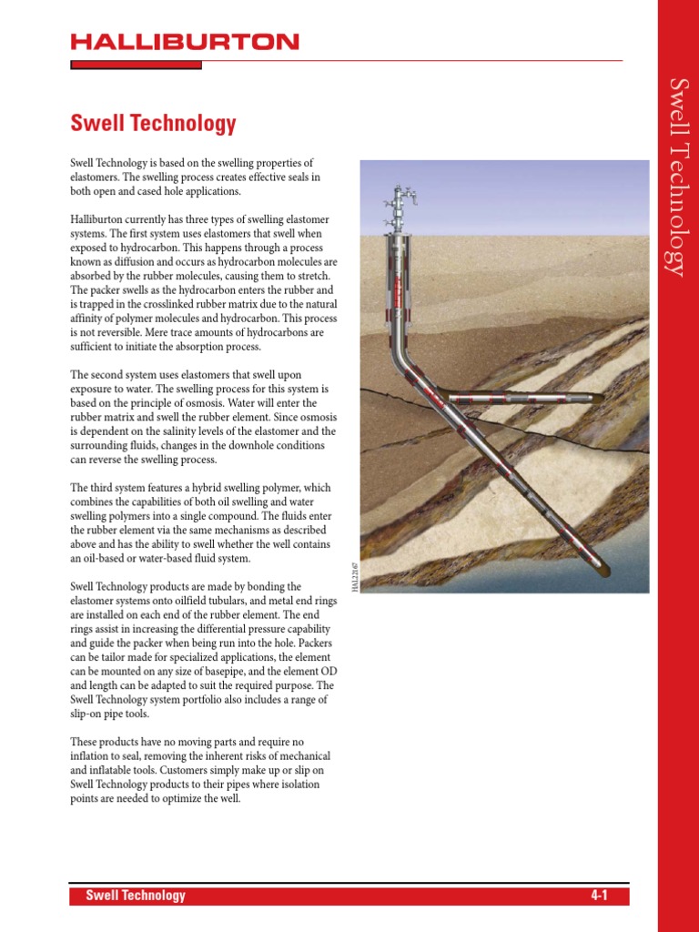 04 Swell Technology | PDF | Casing (Borehole) | Petroleum Reservoir
